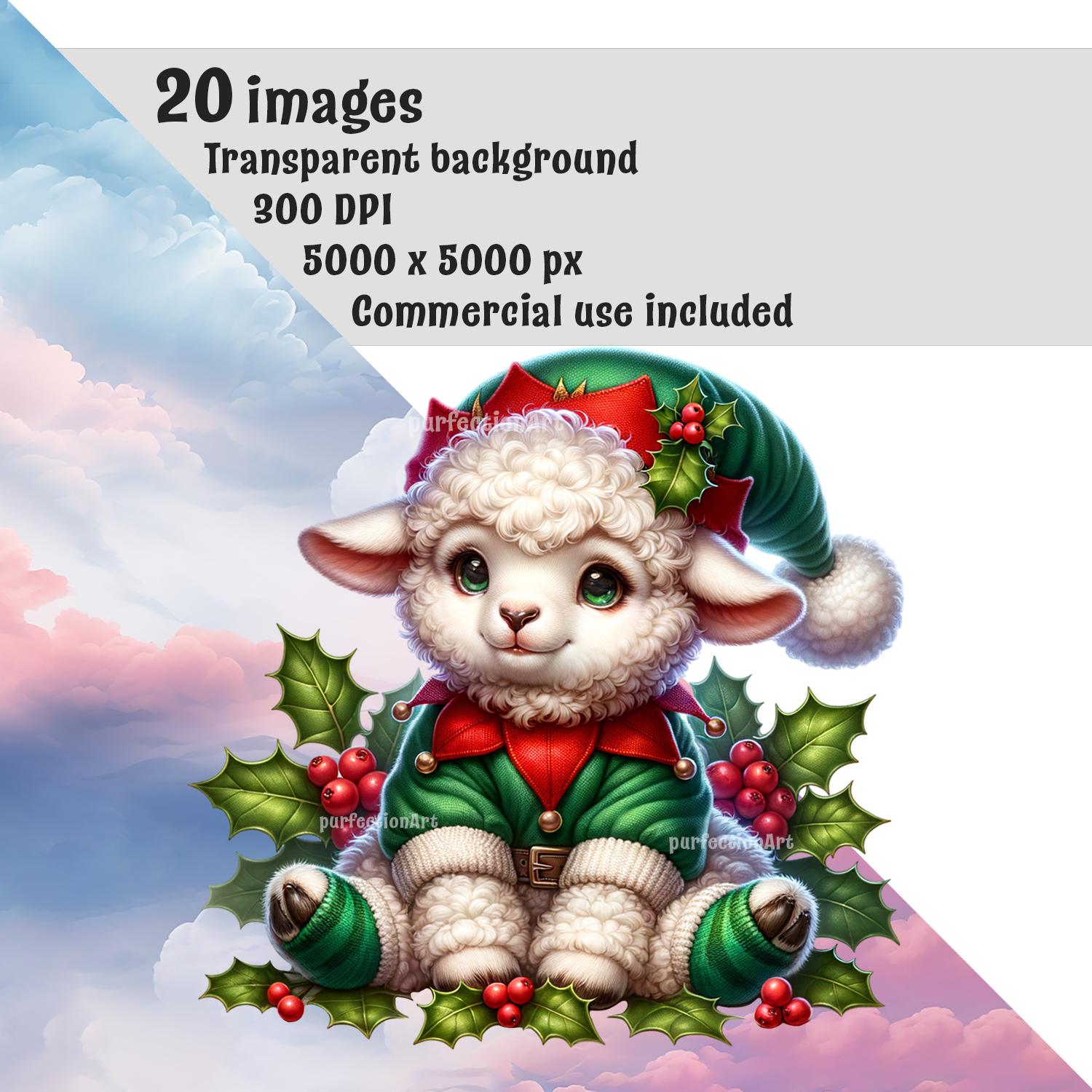 Animal Elves Clipart Bundle – 20 Adorable Christmas-themed Baby Animals ...