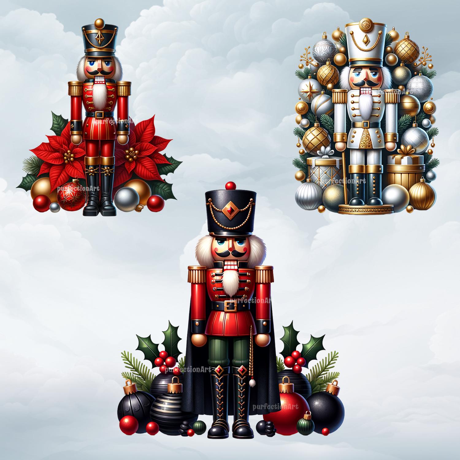 Holiday Nutcrackers Clipart Bundle – 12 Christmas-winter Themed ...