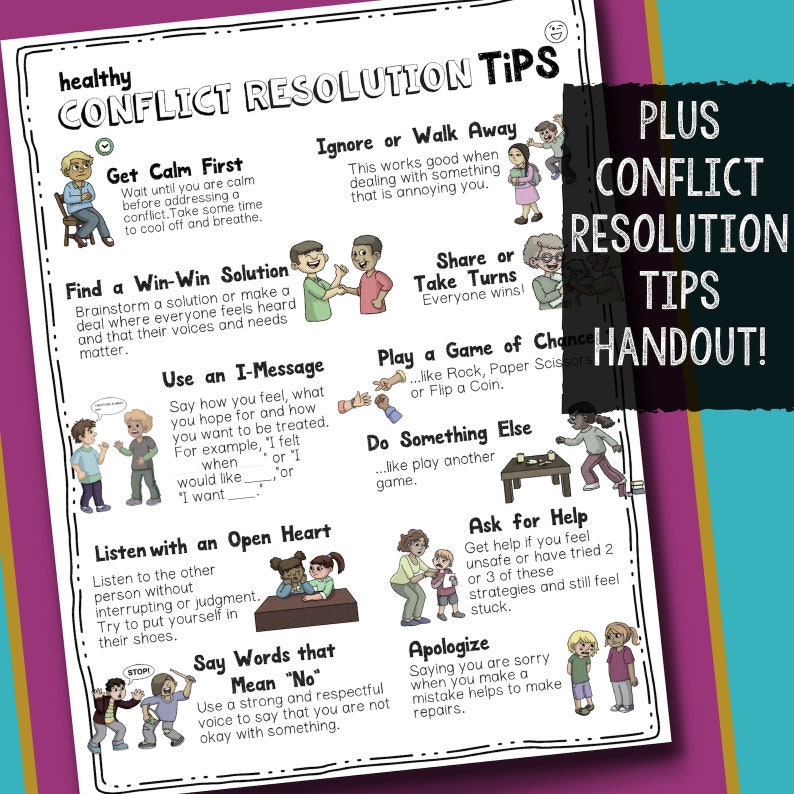 Conflict Resolution Game Show – Social Skills SEL Lesson (digital ...
