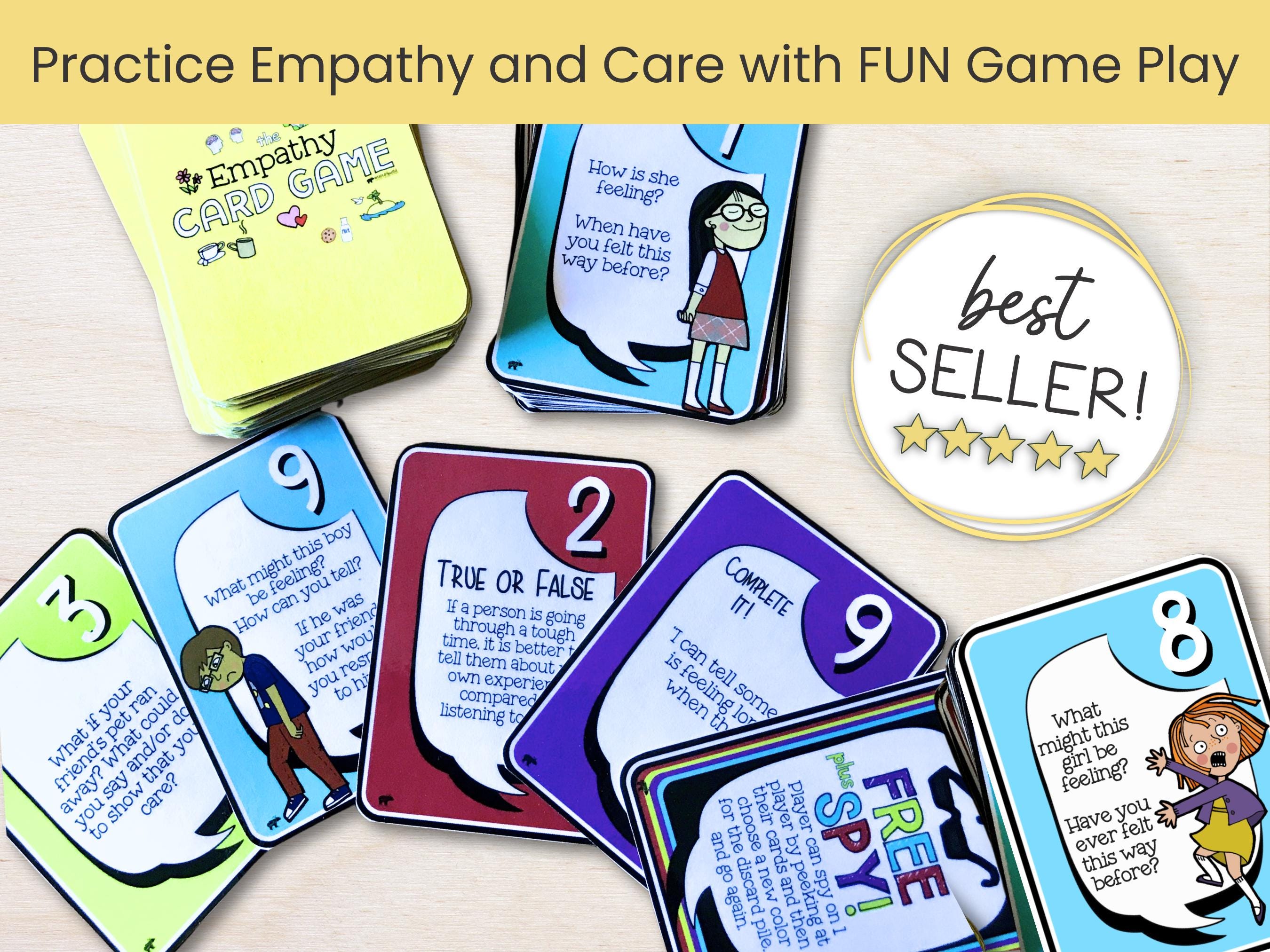 Empathy Card Game for Kids: SEL Coping Skills (printable & Digital) - Etsy