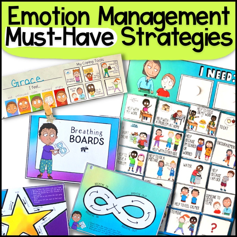 Self-regulation Coping Skills Bundle, Calm Corner Resources (digital ...