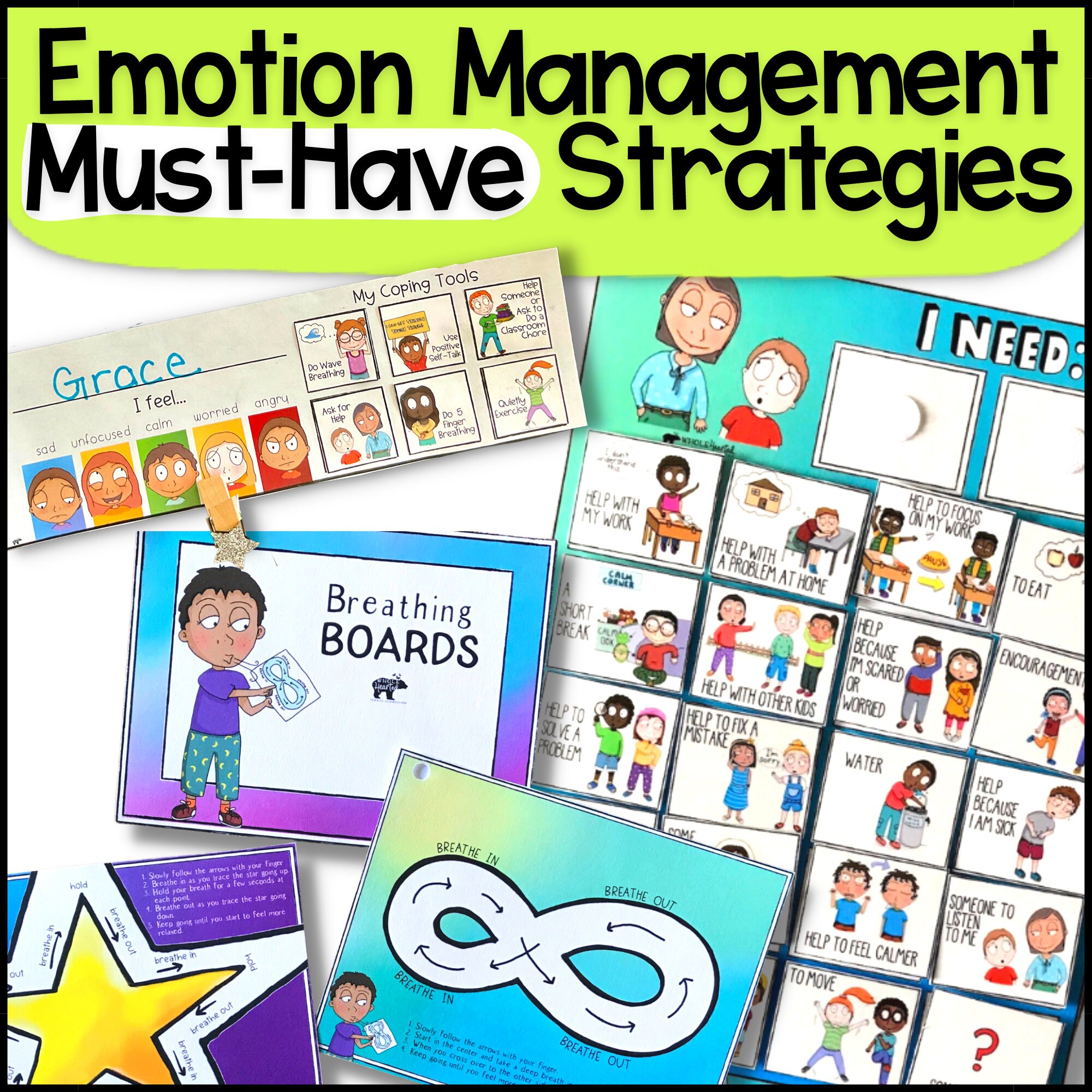 Self-regulation Activities,calm Corner Resources,coping Skills,download ...