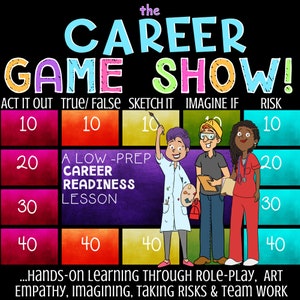 CAREER Game for Kids, Interest & Job Exploration Lesson, Digital School ...