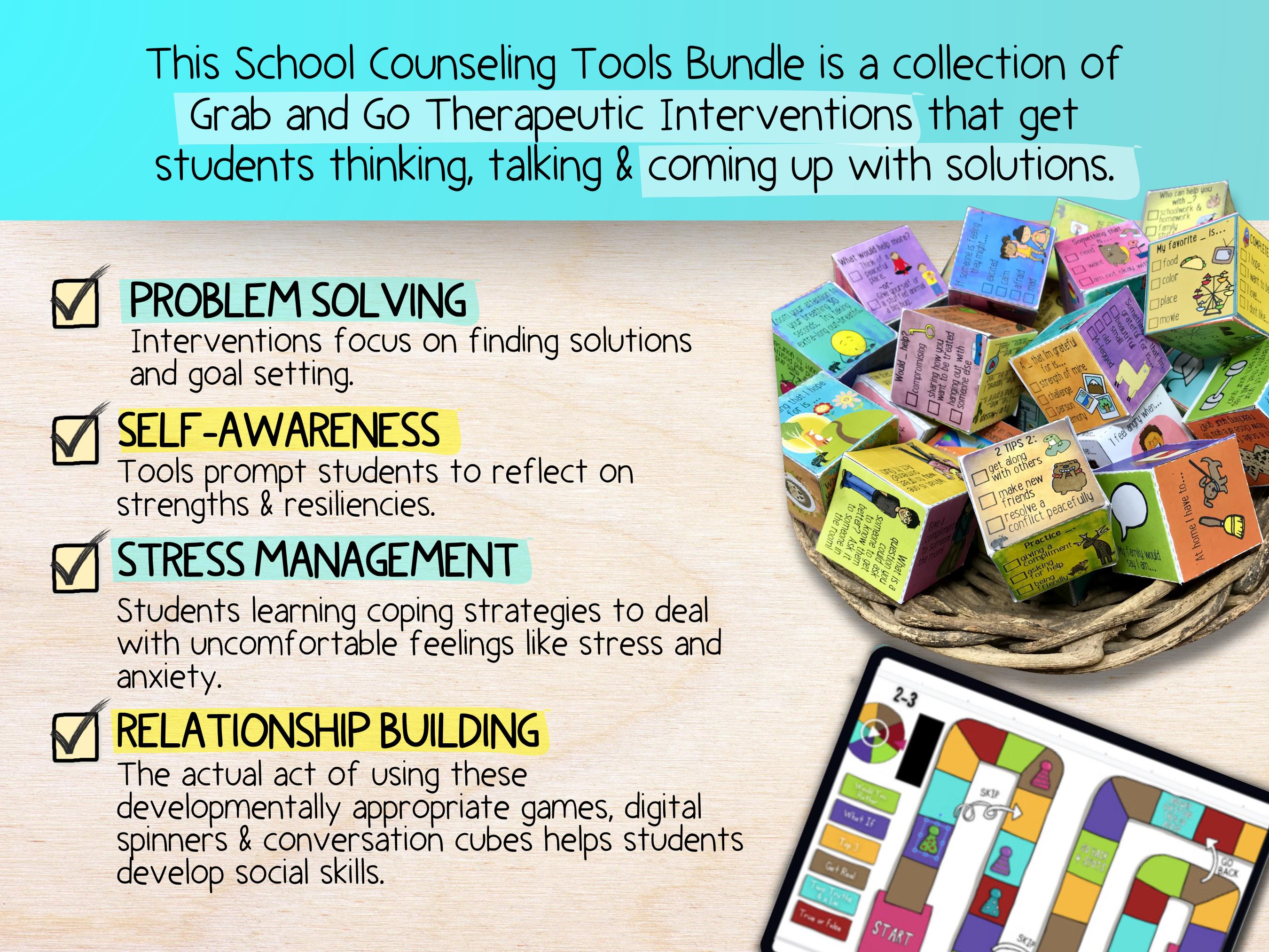 School Counseling Toolbox: Solution Focused SEL Interventions (digital ...