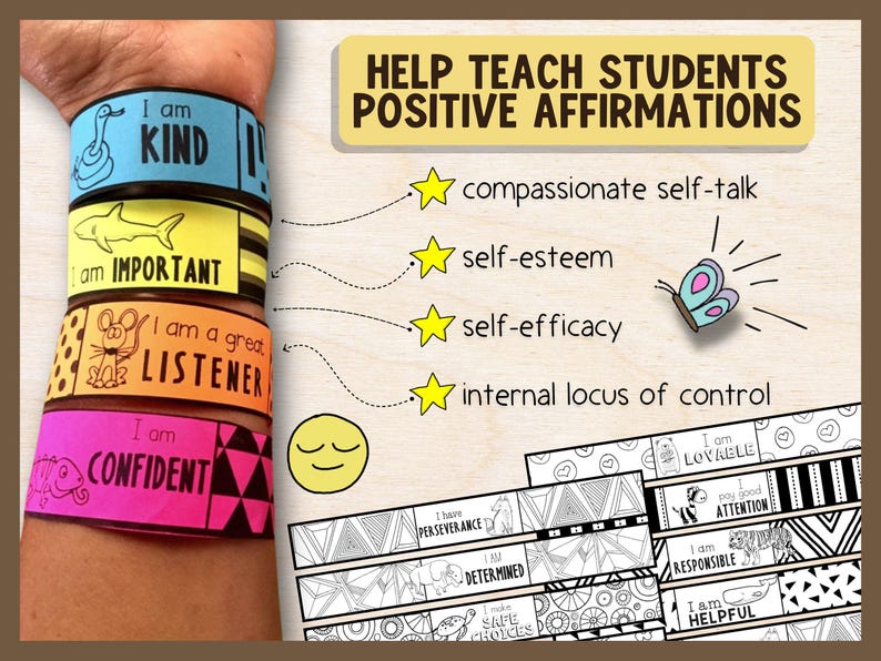 Brag Bracelets - Character Traits, Affirmations & Positive ...