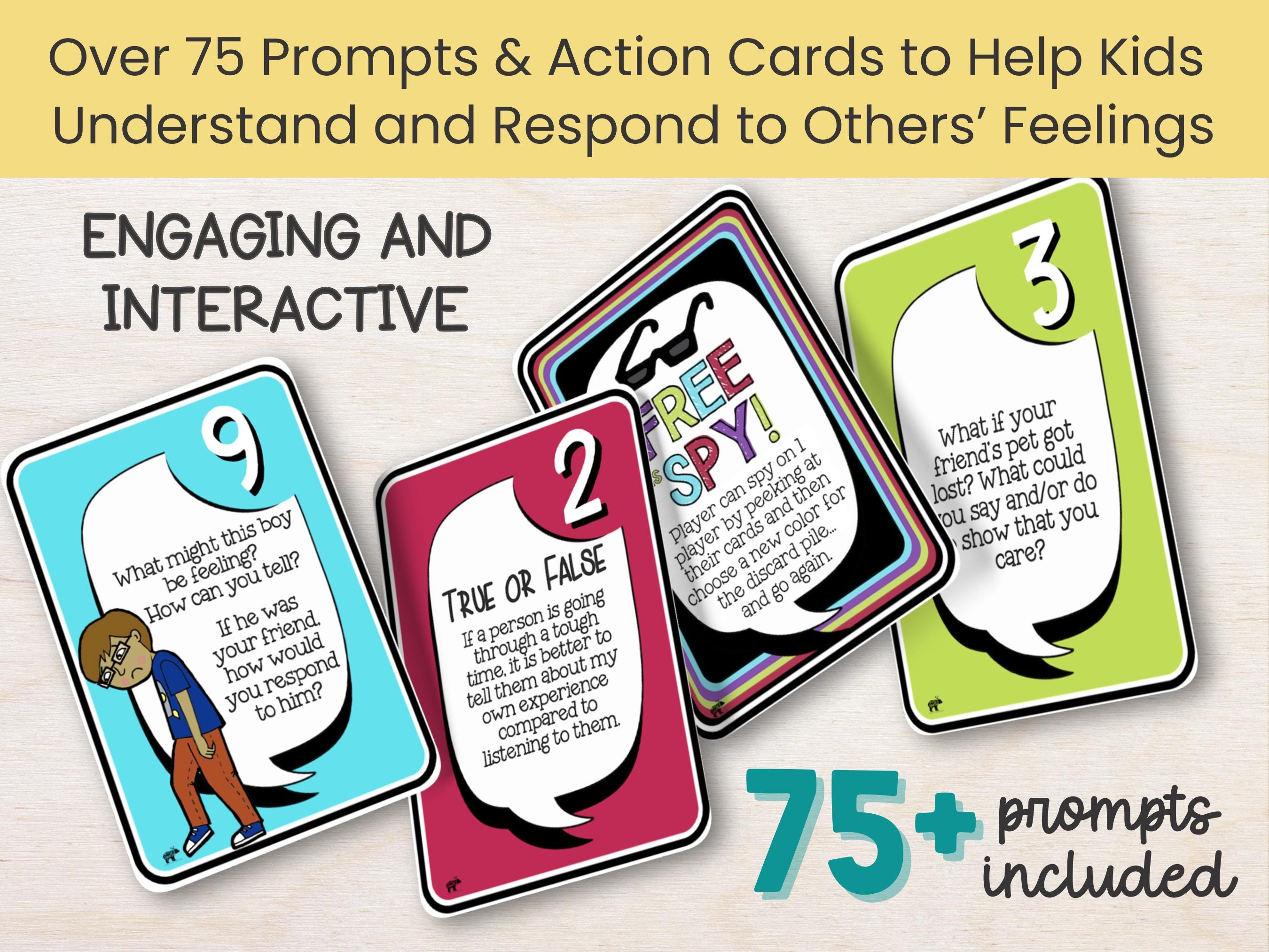 Empathy Card Game for Kids: SEL Coping Skills (printable & Digital) - Etsy