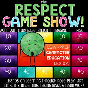 Respect Game Show: Character Education Lesson (digital Download) - Etsy