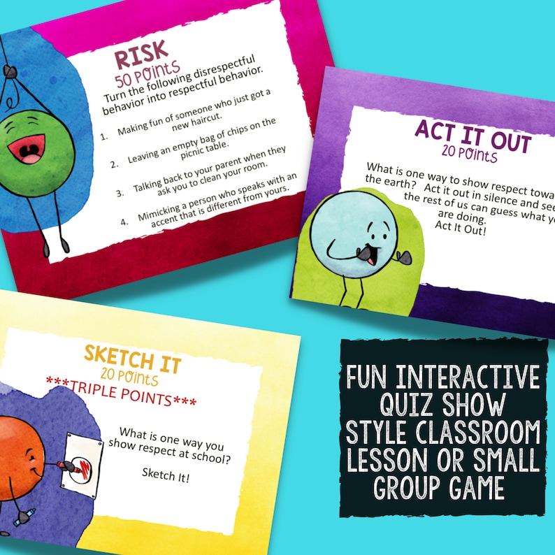 Respect Game Show: Character Education Lesson (digital Download) - Etsy