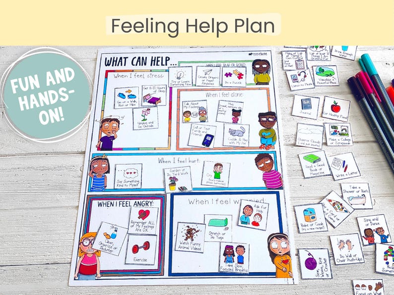 50 Coping Skills for Kids: SEL Lesson & Stress Management Activities ...