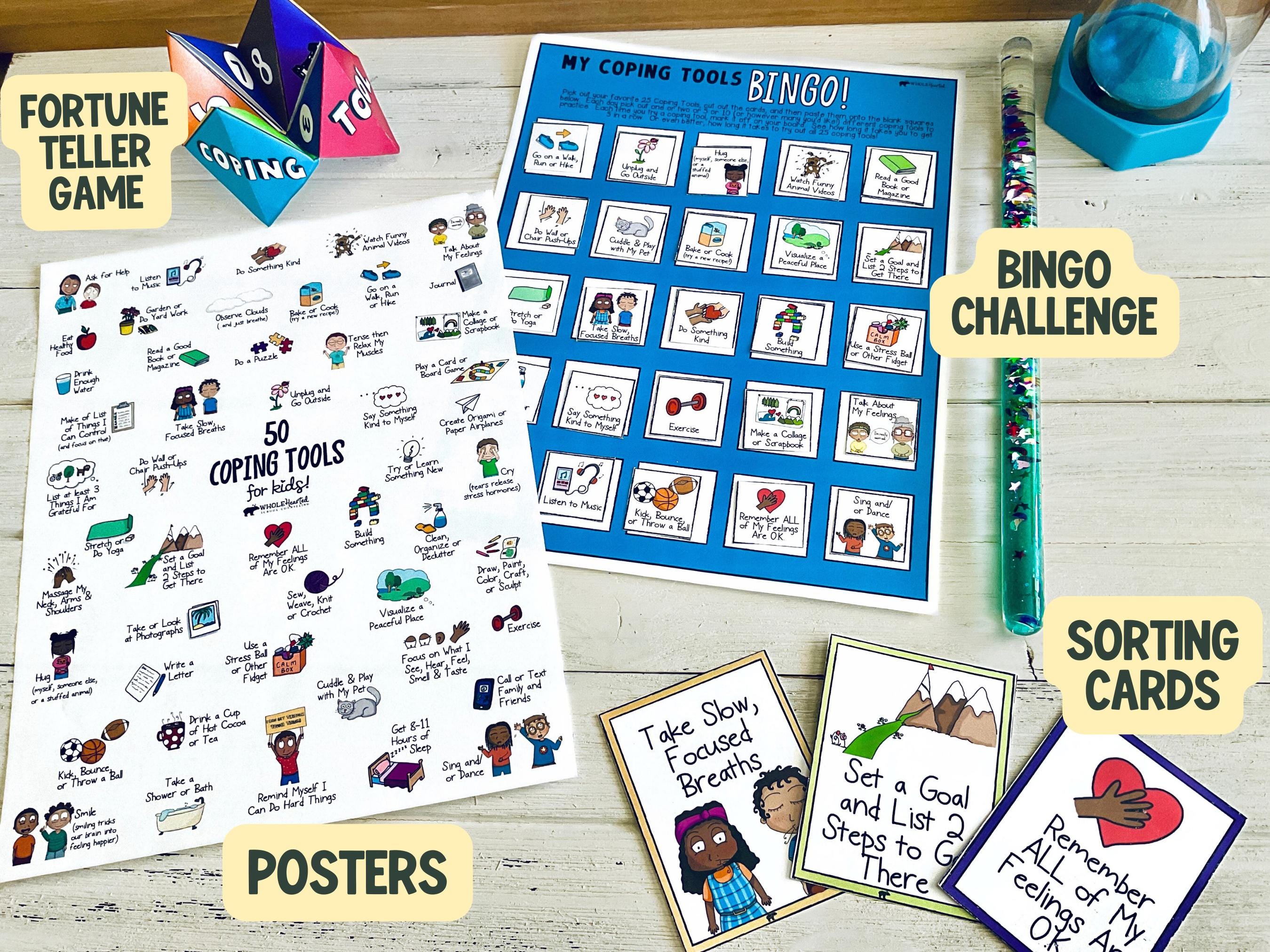 50 Coping Skills for Kids: SEL Lesson & Stress Management Activities ...