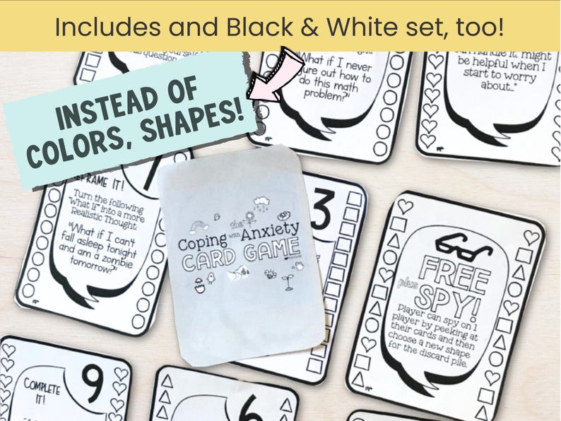 Coping With Anxiety Counseling Game, Therapy for Kids & Teens, SEL ...