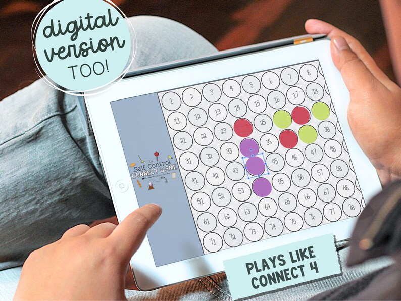 Self-control Counseling Game, Therapy for Kids & Teens, SEL Coping ...