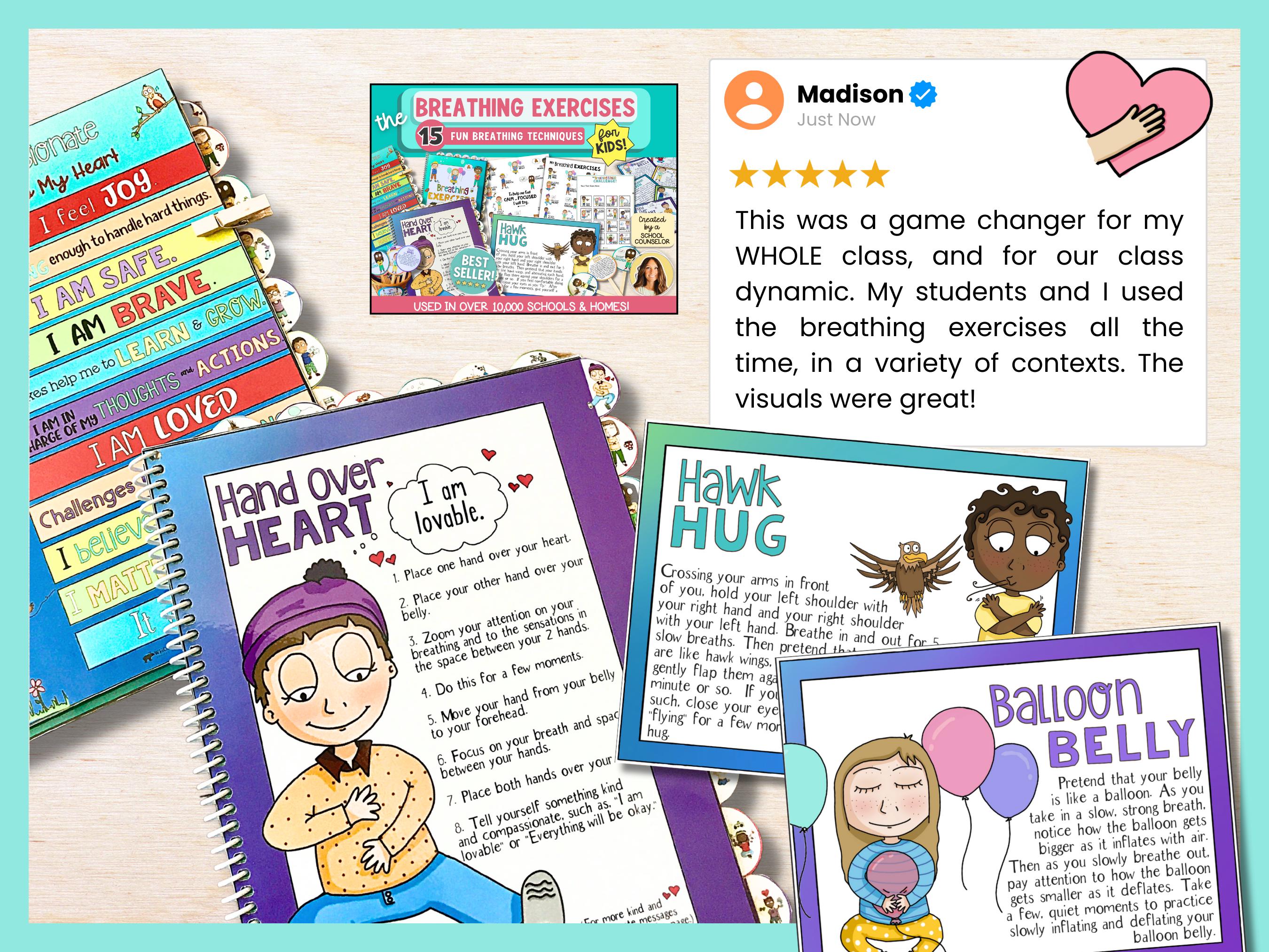 Mindful Breathing Exercises for Kids: Calm Corner SEL Tools (digital ...