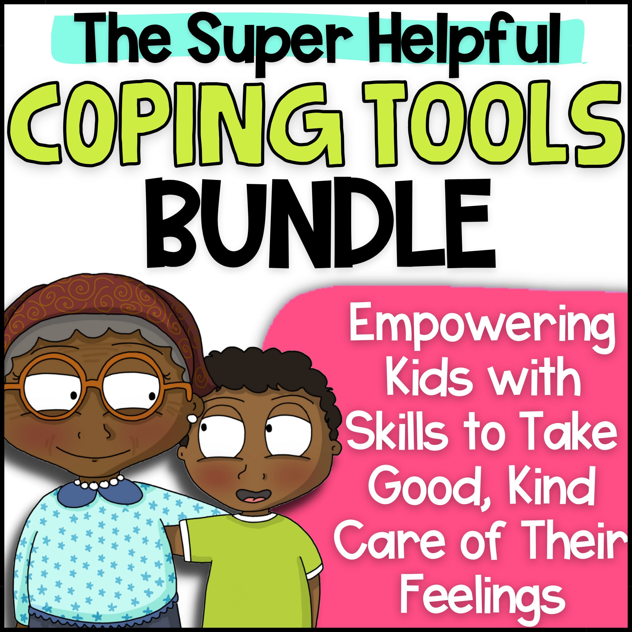 Coping Tools Bundle for Kids: Self-regulation, Social Emotional Skills ...