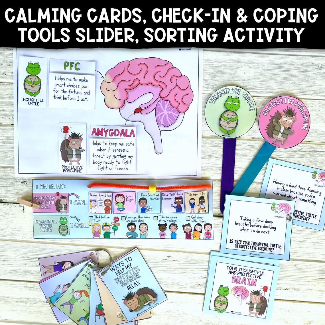 The Brain and Stress Response SEL Trauma Sensitive Kids Lesson on ...