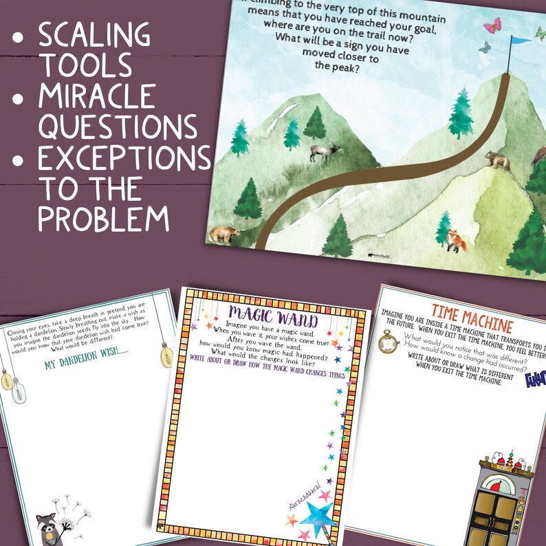 Solution Focused Toolbox: Goal Setting Resources, Individual Counseling ...