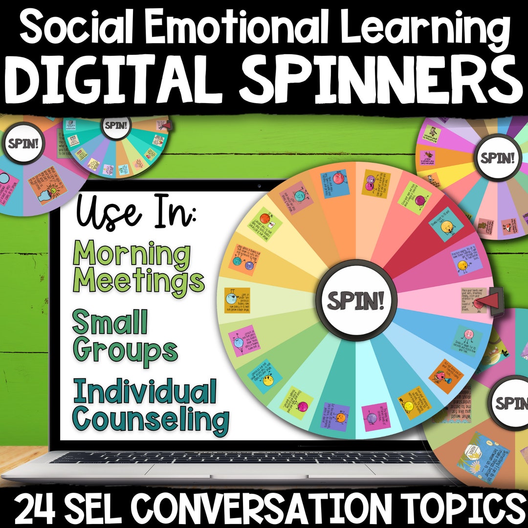 Social Emotional Learning Digital Spinners: Morning Meeting Games ...