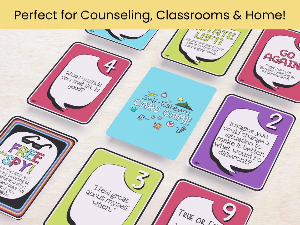 Self-esteem Card Game - Confidence Building, Emotional Learning Tools ...