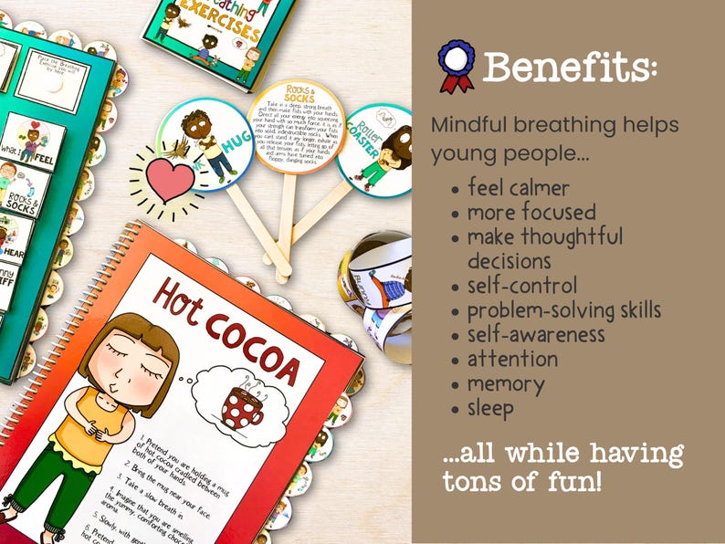 Mindful Breathing Exercises for Kids: Calm Corner SEL Tools (digital ...