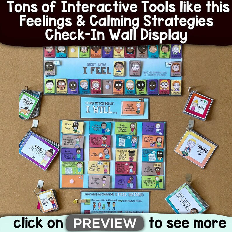 CALM DOWN CORNER: Classroom Management Social Emotional Learning Coping ...