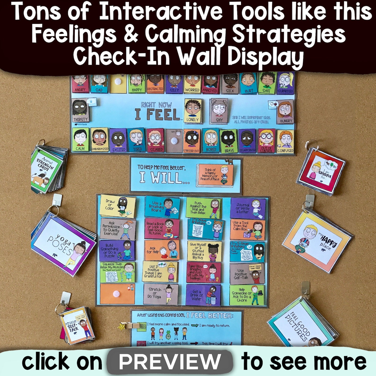 CALM DOWN CORNER: Classroom Management Social Emotional Learning Coping ...