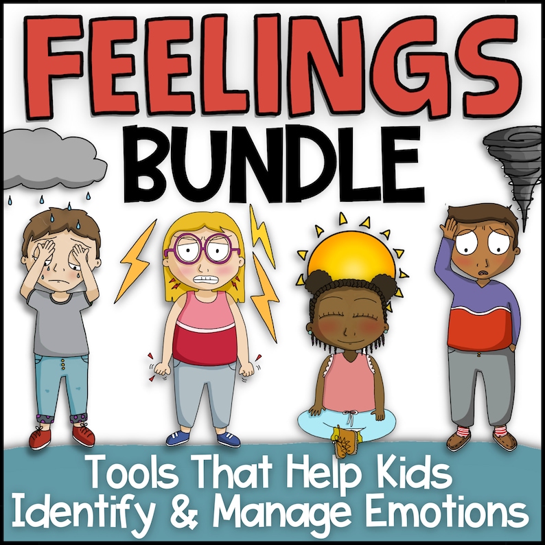FEELINGS BUNDLE/ Identify Emotions & Self-regulation Coping Skills ...