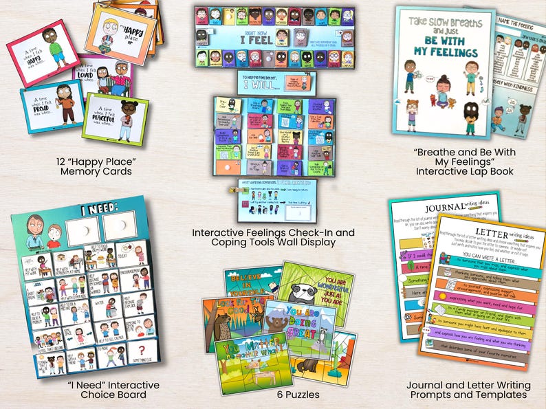CALM DOWN CORNER: Classroom & Home Calm Kit, Sel Coping Tools ...