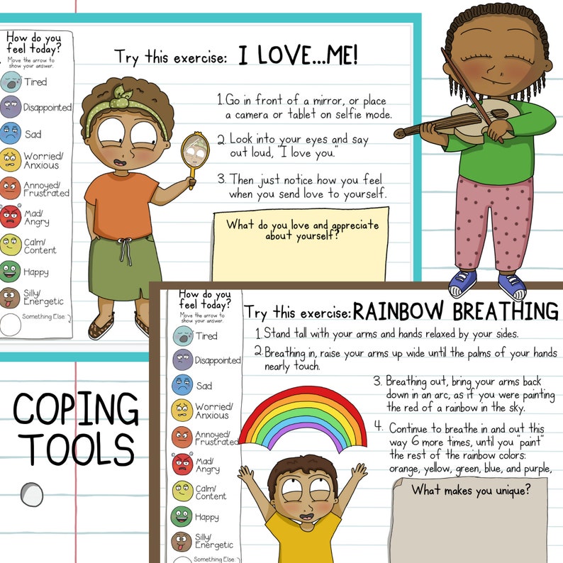 Self-awareness Social Emotional Learning Daily Check-in Journal ...