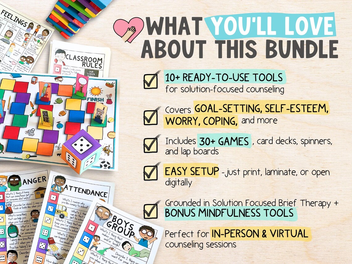 School Counseling Toolbox: Solution Focused SEL Interventions (digital ...