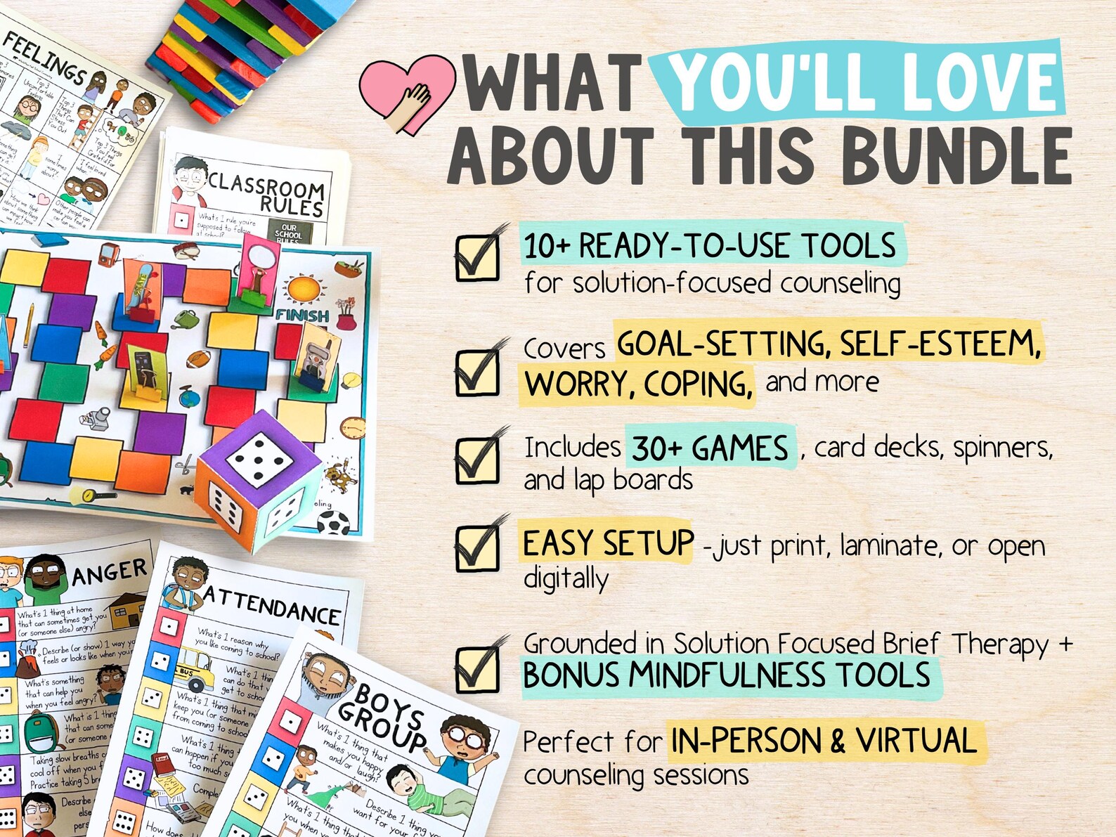 School Counseling Toolbox: Solution Focused SEL Interventions (digital ...