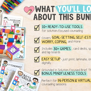 School Counseling Toolbox: Solution Focused SEL Interventions (digital ...