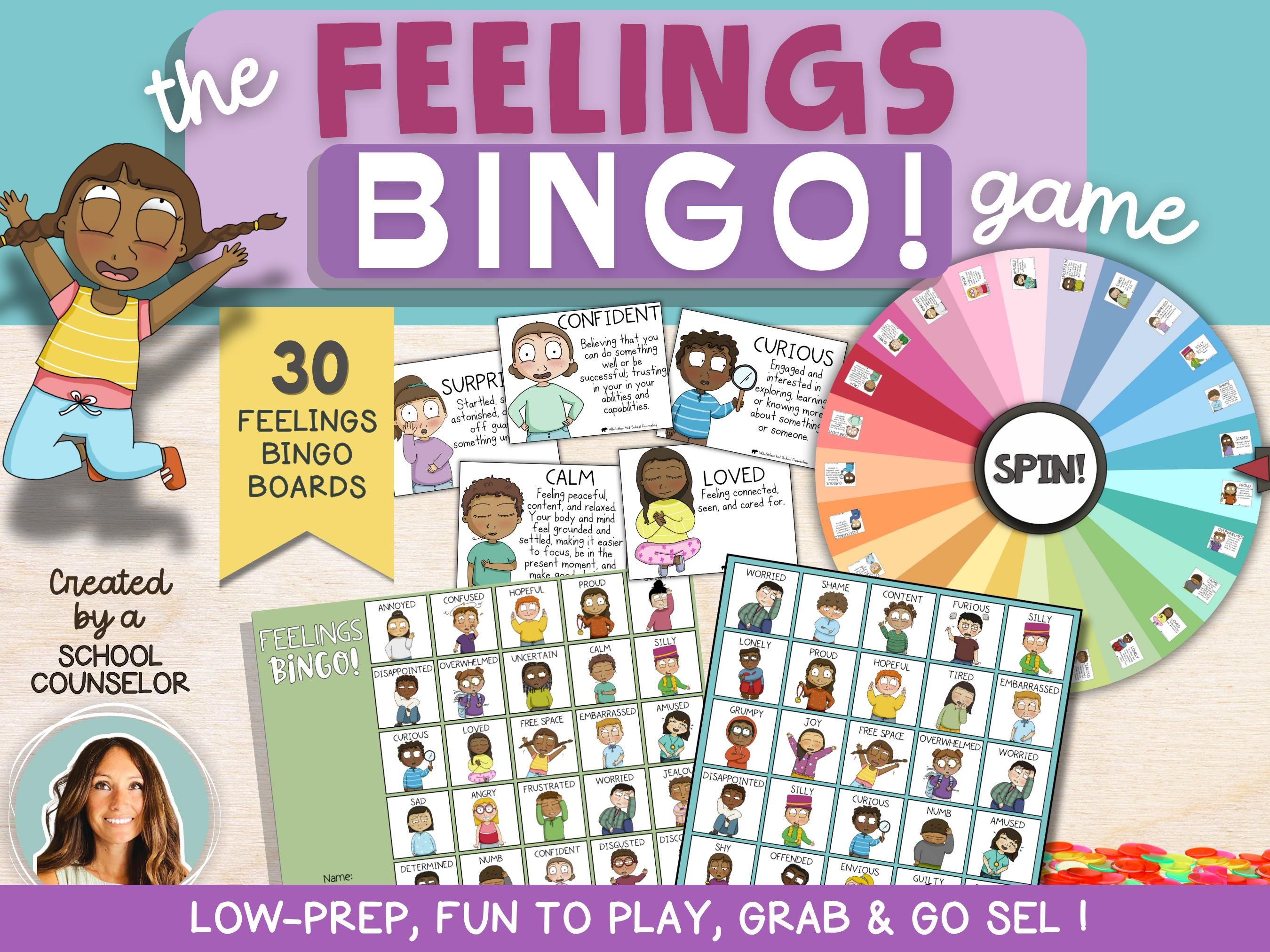 Multicultural Feelings Bingo: Emotional Awareness Activities,diversity ...