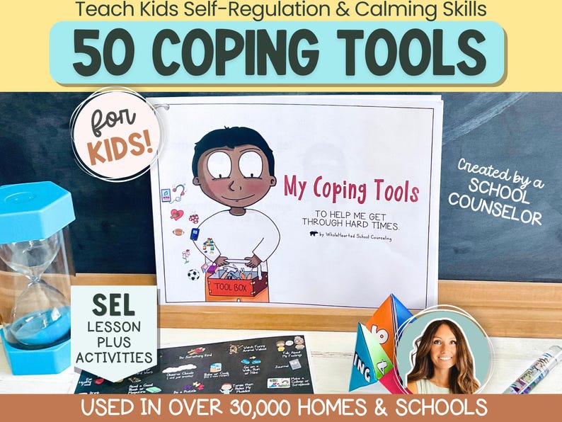 50 Coping Skills for Kids: SEL Lesson & Stress Management Activities ...