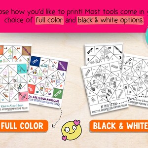 Positive Affirmation Activity for Kids, Counseling Lesson, Self Esteem ...