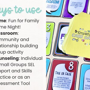 Empathy Card Game for Kids: SEL Coping Skills (printable & Digital) - Etsy