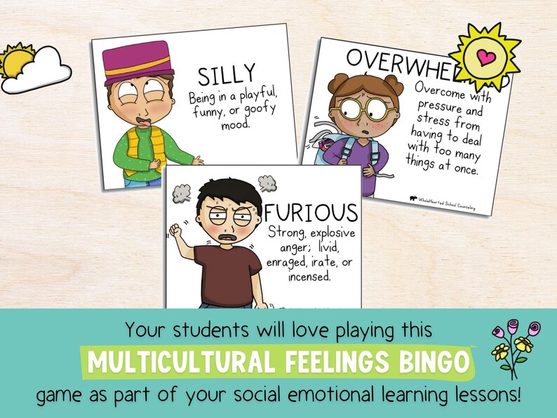 Multicultural Feelings Bingo: Emotional Awareness Activities,diversity ...