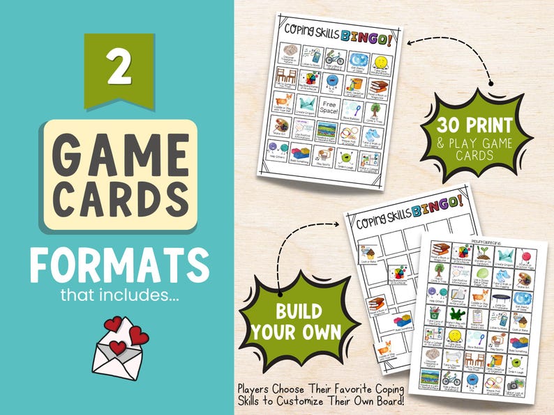 Coping Skills BINGO Game: Stress Management & SEL Activity - Etsy