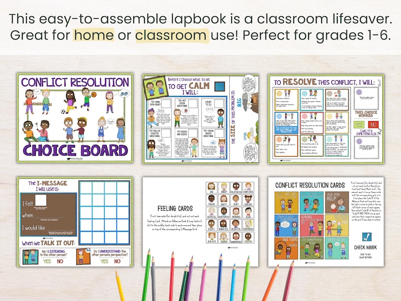 Conflict Resolution Tool for Kids - Teach Problem Solving, SEL Skills ...