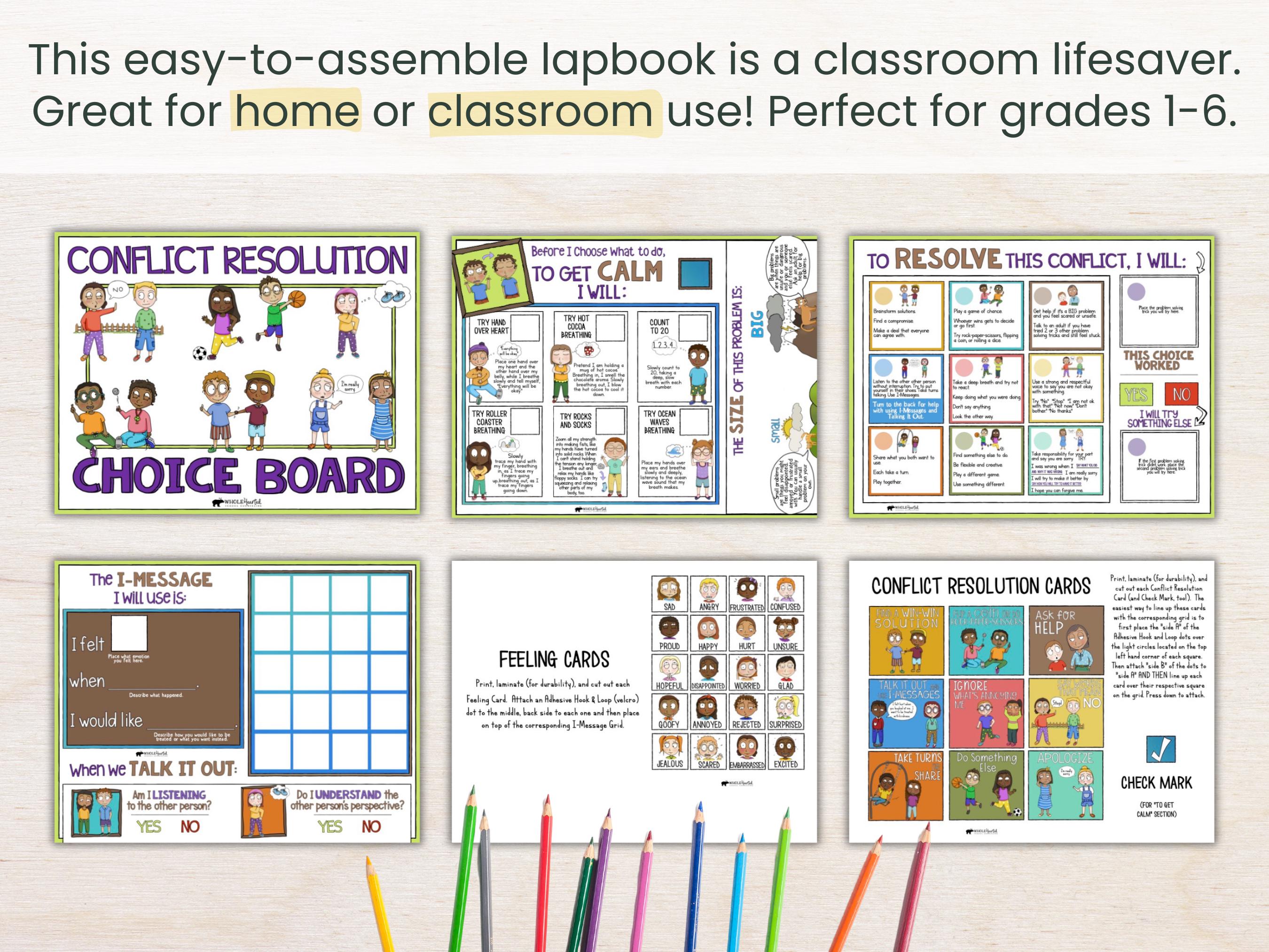 Conflict Resolution Tool for Kids - Teach Problem Solving, SEL Skills ...