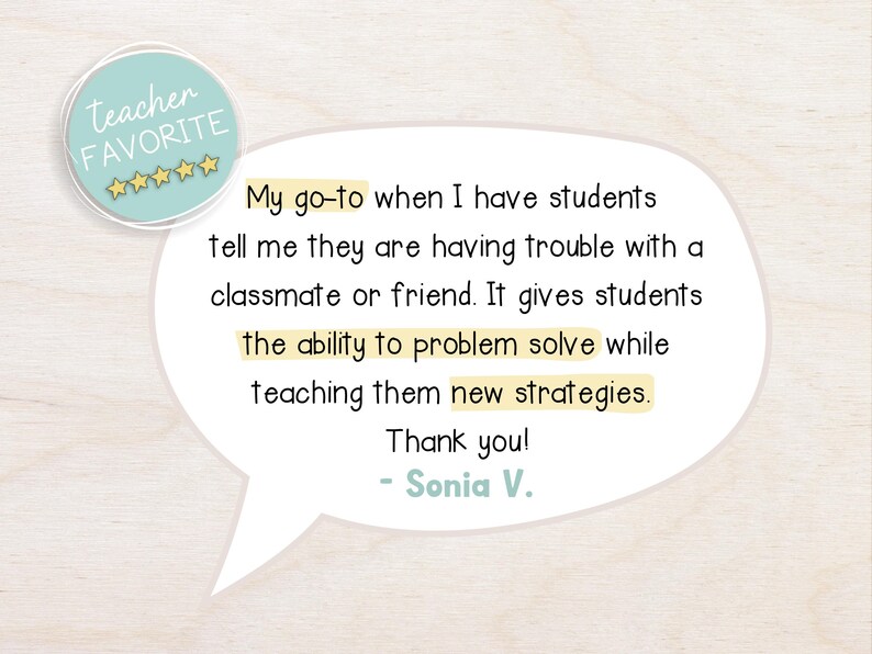 Conflict Resolution Tool for Kids - Teach Problem Solving, SEL Skills ...