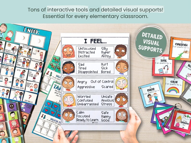 CALM DOWN CORNER: Classroom & Home Calm Kit, Sel Coping Tools ...