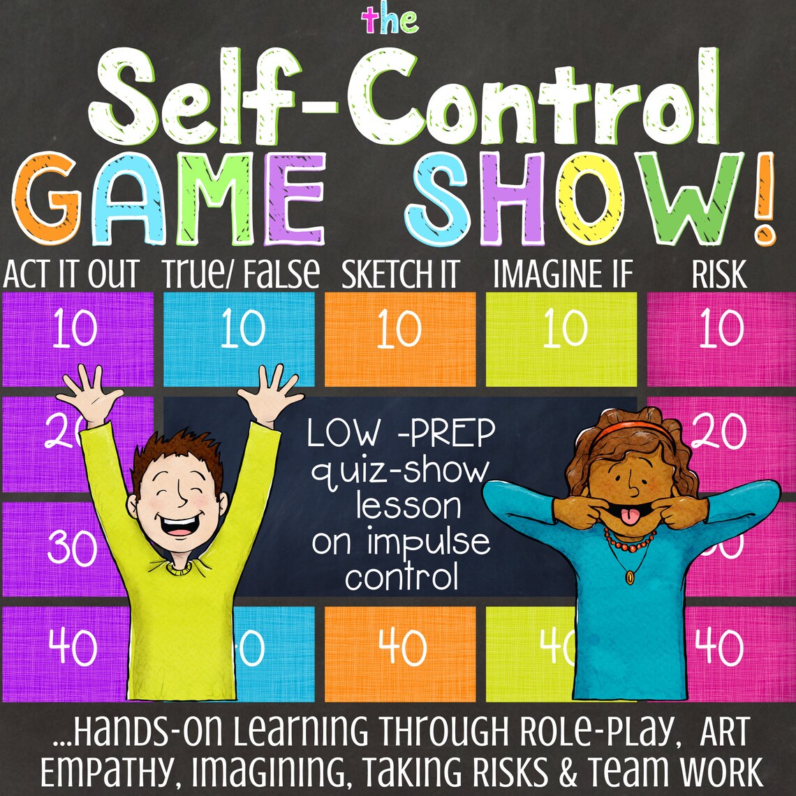 SELF-CONTROL/ Executive Functioning Lesson Social Emotional Distance ...