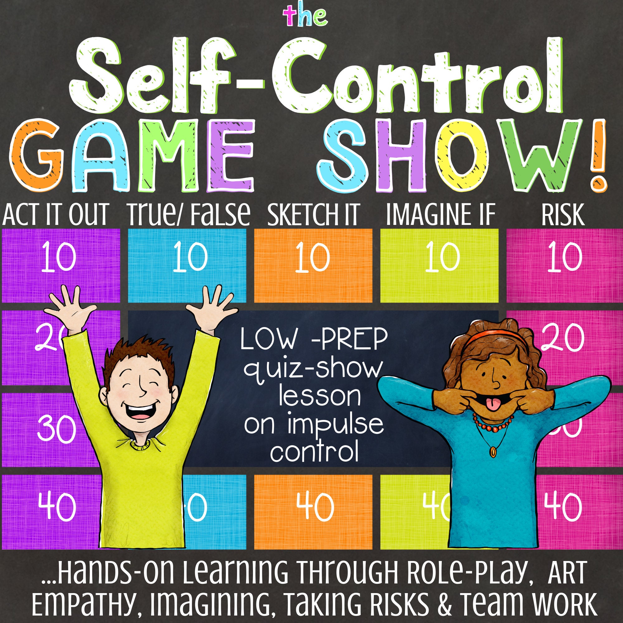 SELF-CONTROL/ Executive Functioning Lesson Social Emotional Distance ...