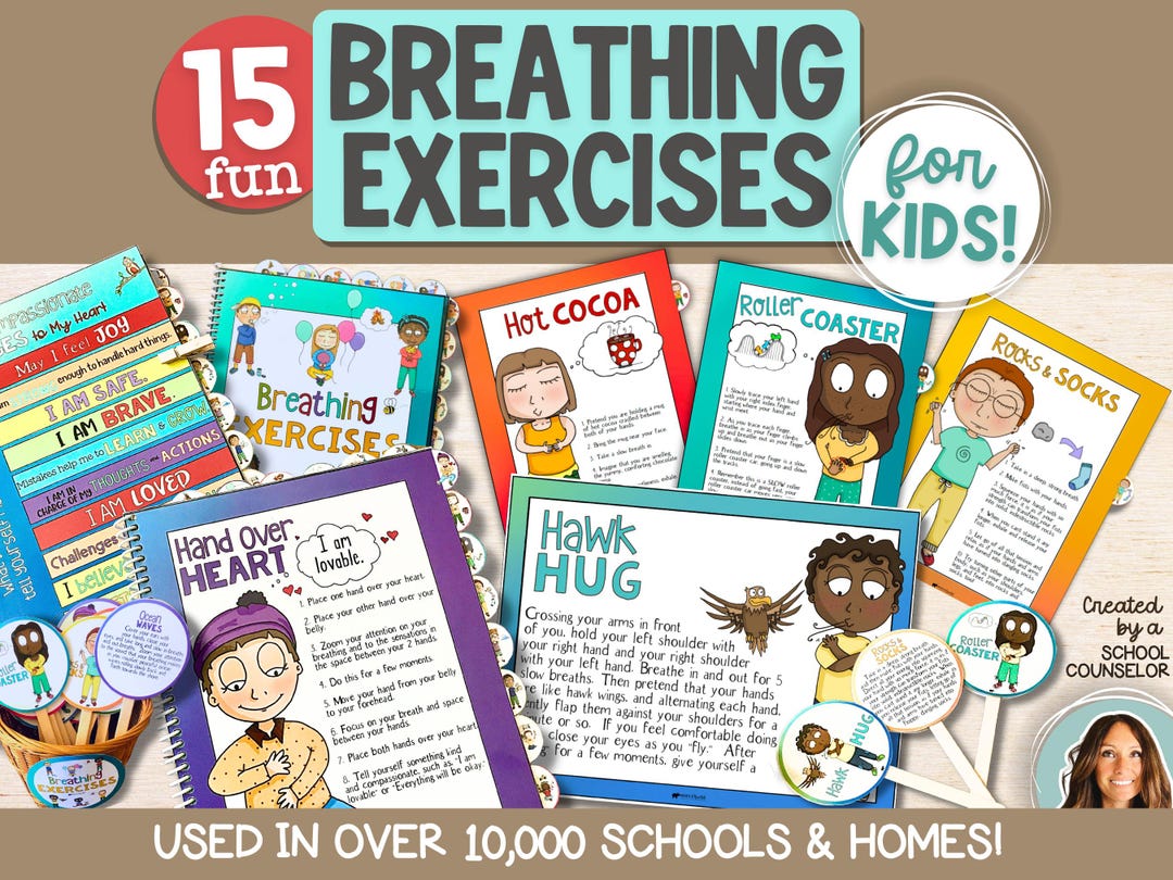 Mindful Breathing Exercises for Kids: Calm Corner SEL Tools (digital ...