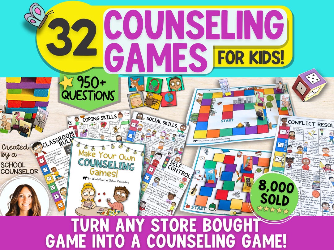 SEL Counseling Games: 32 Social Emotional Learning Activities - Etsy