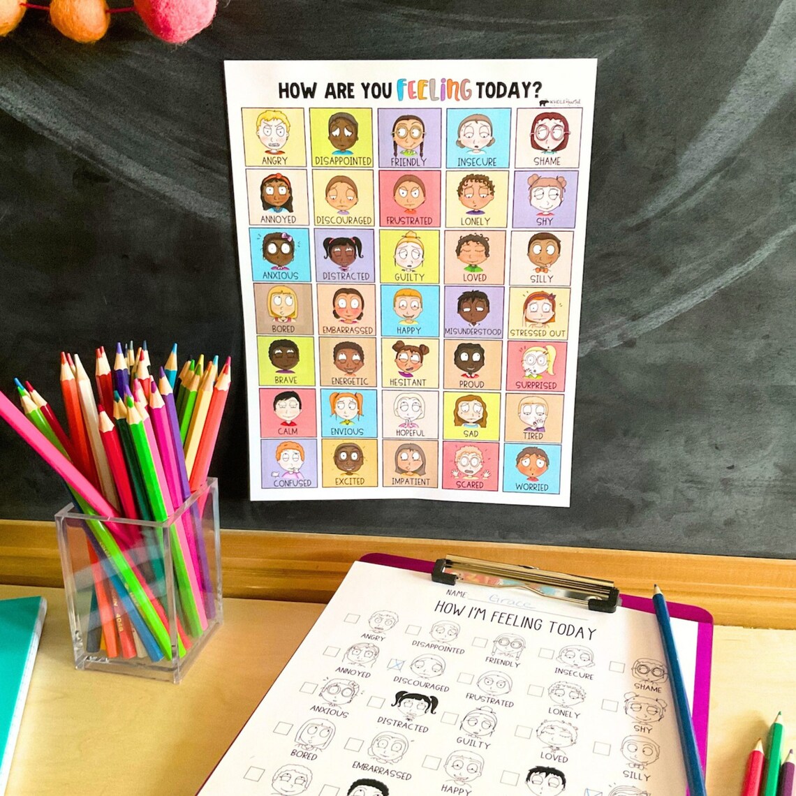 Multicultural Feelings Chart | Emotion Checklist + Poster for SEL ...