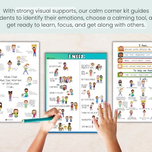 CALM DOWN CORNER: Classroom & Home Calm Kit, Sel Coping Tools ...