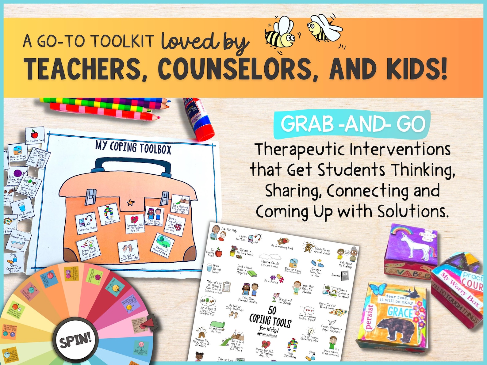 School Counseling Toolbox: Solution Focused SEL Interventions (digital ...