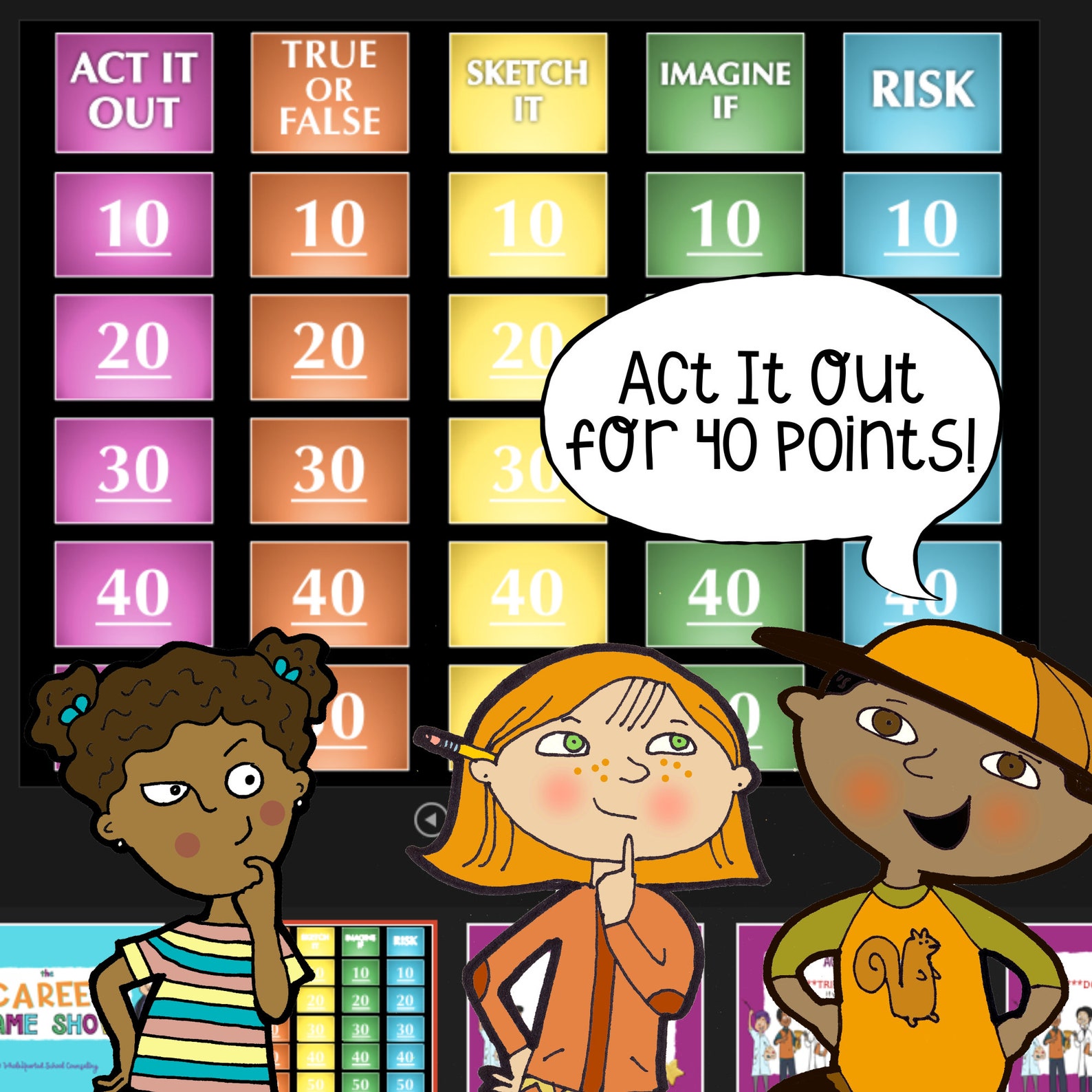 CAREER Game for Kids, Interest & Job Exploration Lesson, Digital School ...