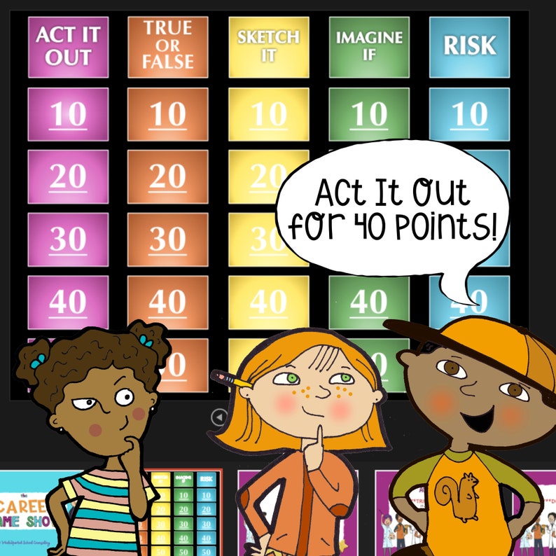 CAREER Game for Kids, Interest & Job Exploration Lesson, Digital School ...